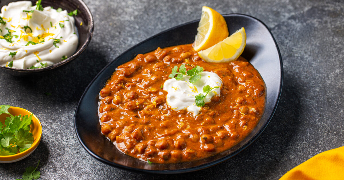 Ajour Chana Masala med sitronyoghurt | Nortura PROFF