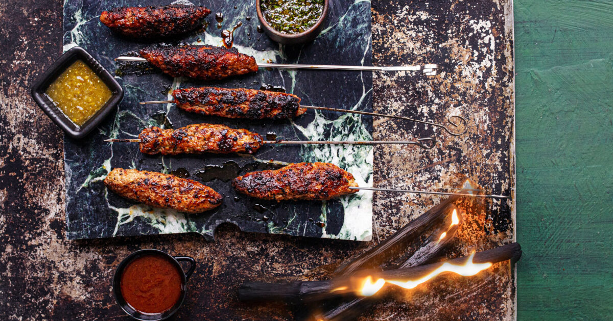 BBQ: Kebab på spyd – 3 spennende smaker | Nortura PROFF