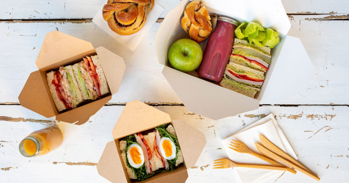 Lunsjbokser med sandwicher | Nortura PROFF