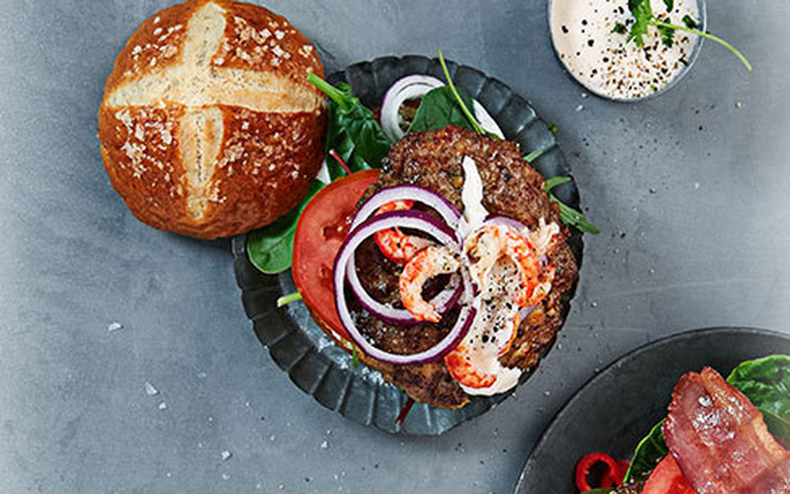 Homestyle hamburger med fries | Nortura PROFF