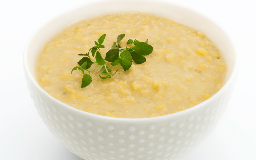 Gul ertesuppe med sennep og urter | Nortura PROFF