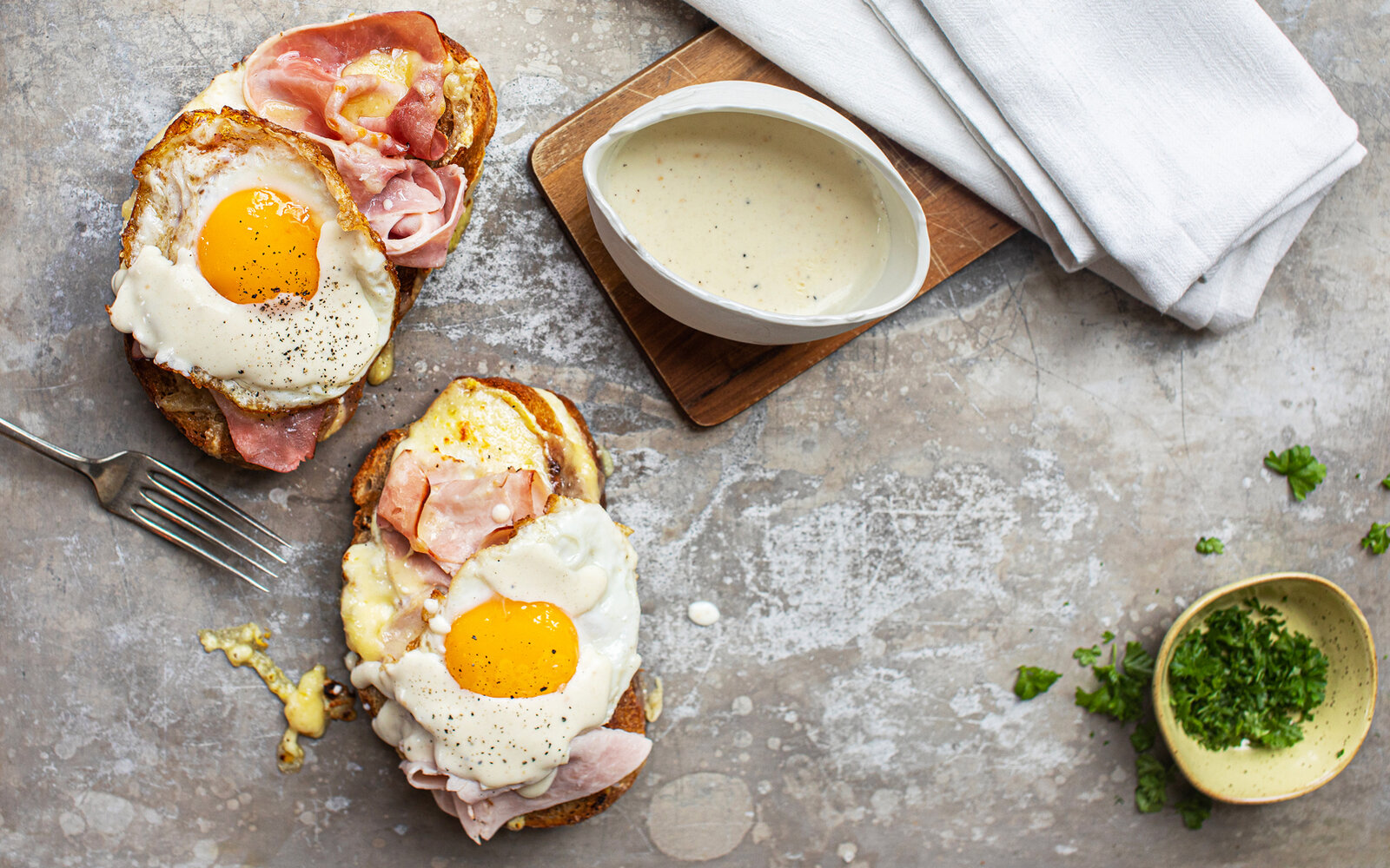 Croque Madame med egg | Nortura PROFF