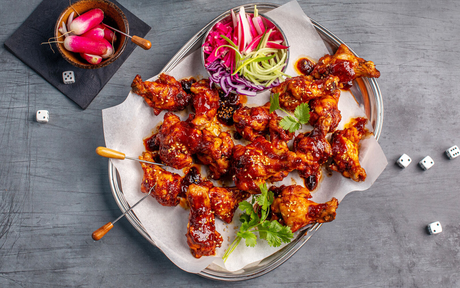 Kylling Spicy Wings med Koreansk Sticky Glaze | Nortura PROFF